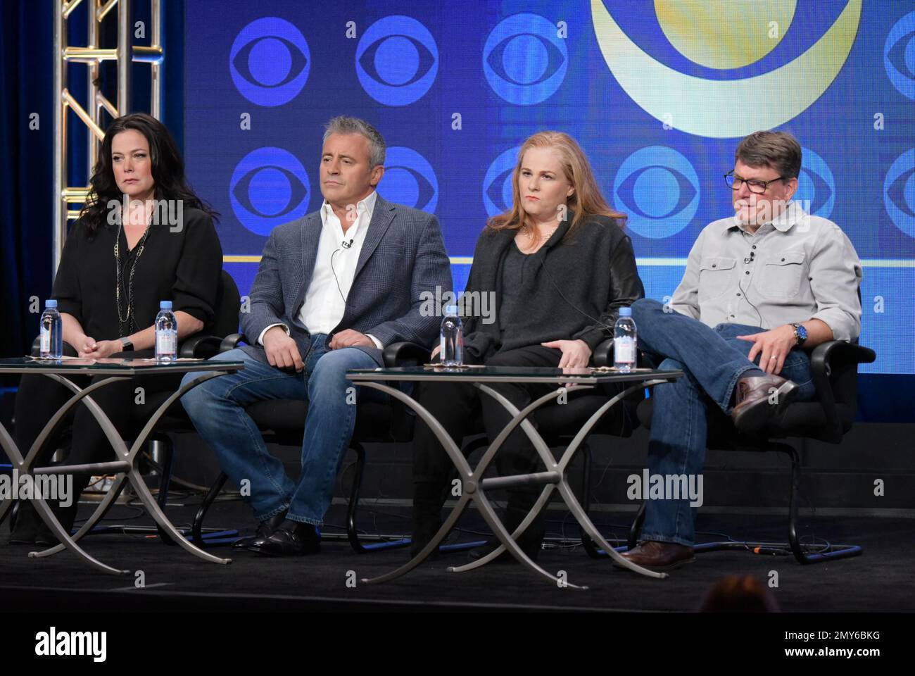 Liza Snyder, from left, actor/executive producer Matt LeBlanc and ...