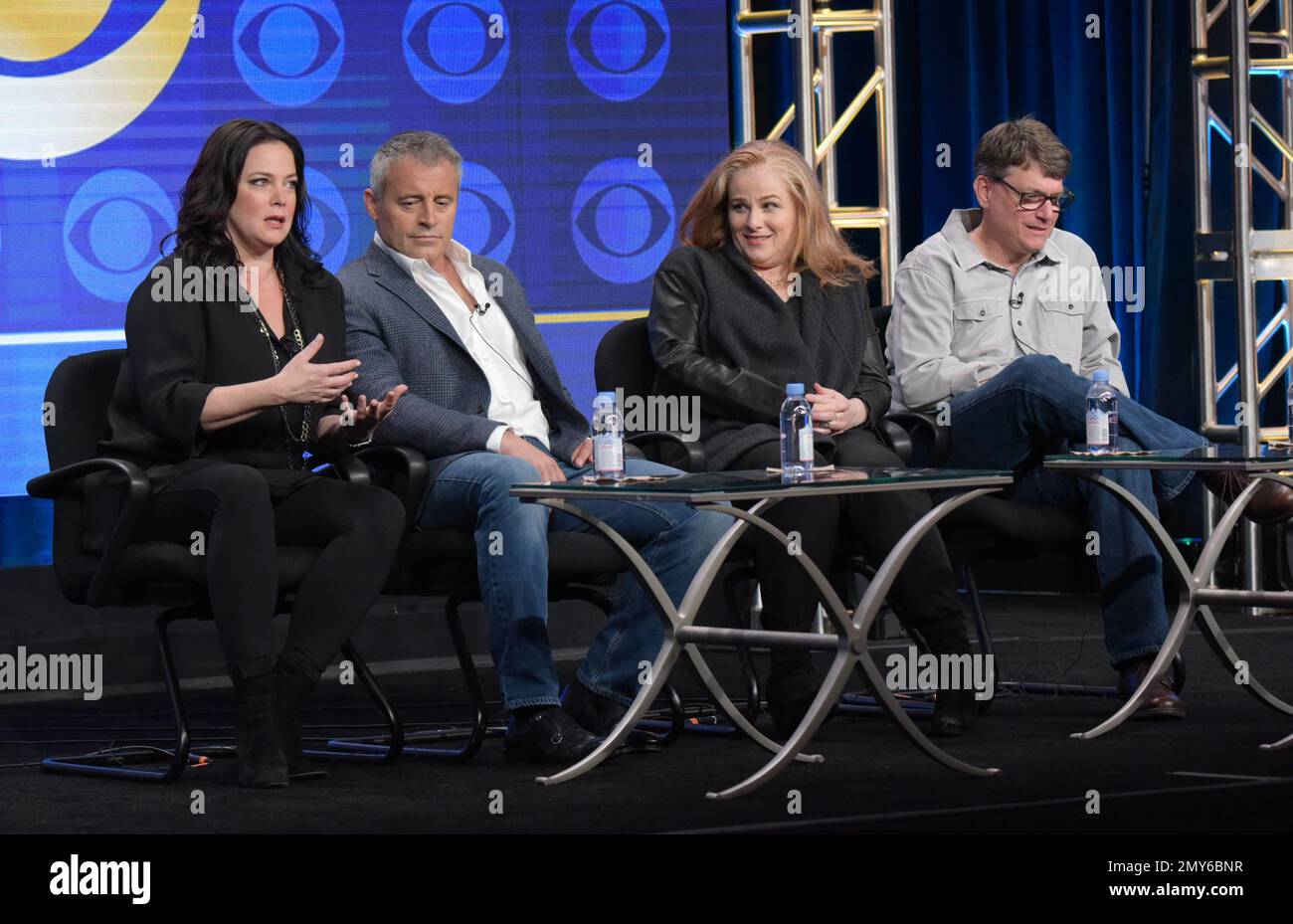 Liza Snyder, from left, actor/executive producer Matt LeBlanc and ...