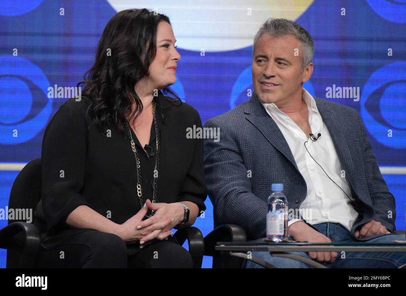 Liza Snyder, from left, actor/executive producer Matt LeBlanc and ...