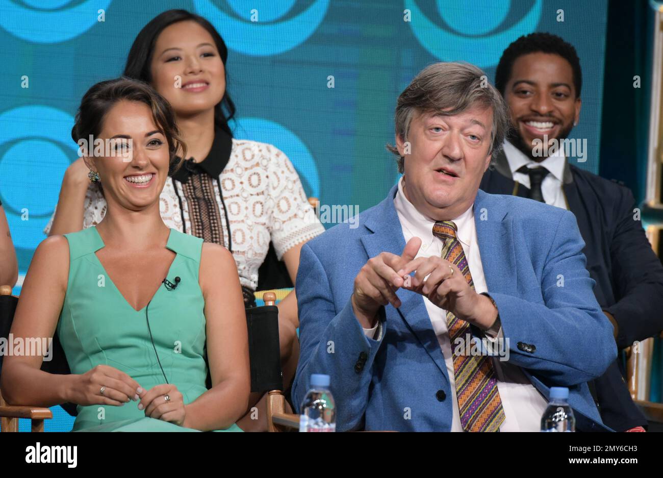 Christine Ko, from back row left, Shaun Brown, and from front row left ...