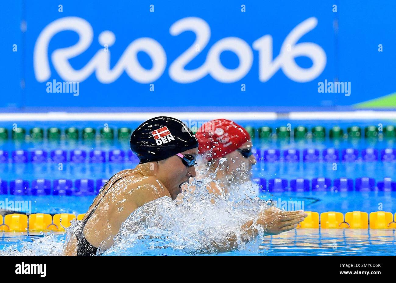 Denmark's Rikke Moller Pedersen competes in a women's 200-meter ...
