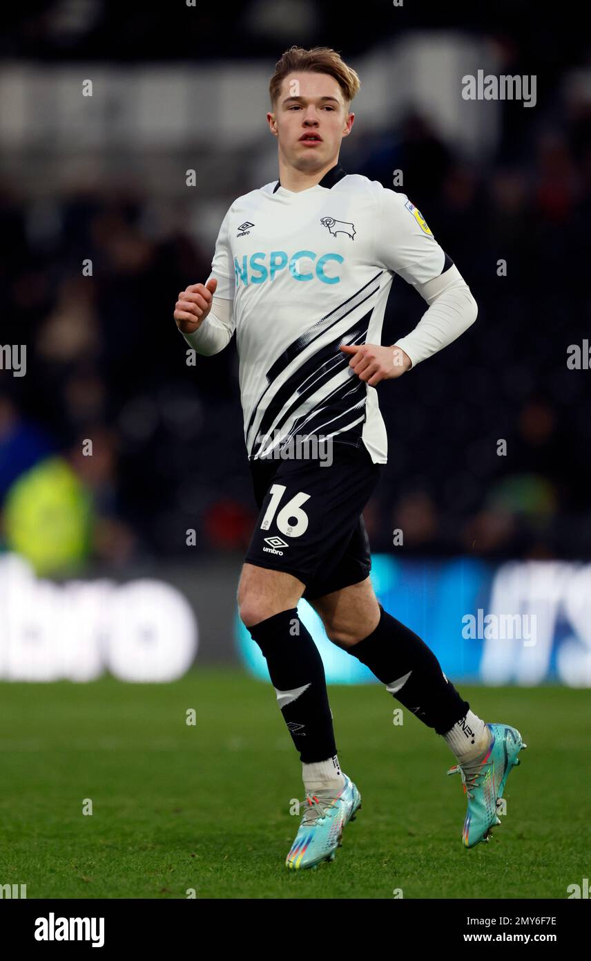 Derby County's Liam Thompson during the Sky Bet League One match at ...
