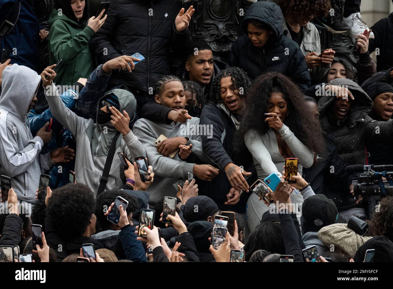 Drill music video hi-res stock photography and images - Alamy