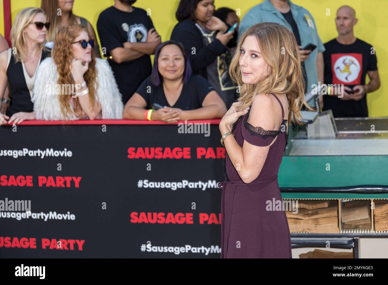 Sugar Lyn Beard arrives at the world premiere of "Sausage Party" at the ...