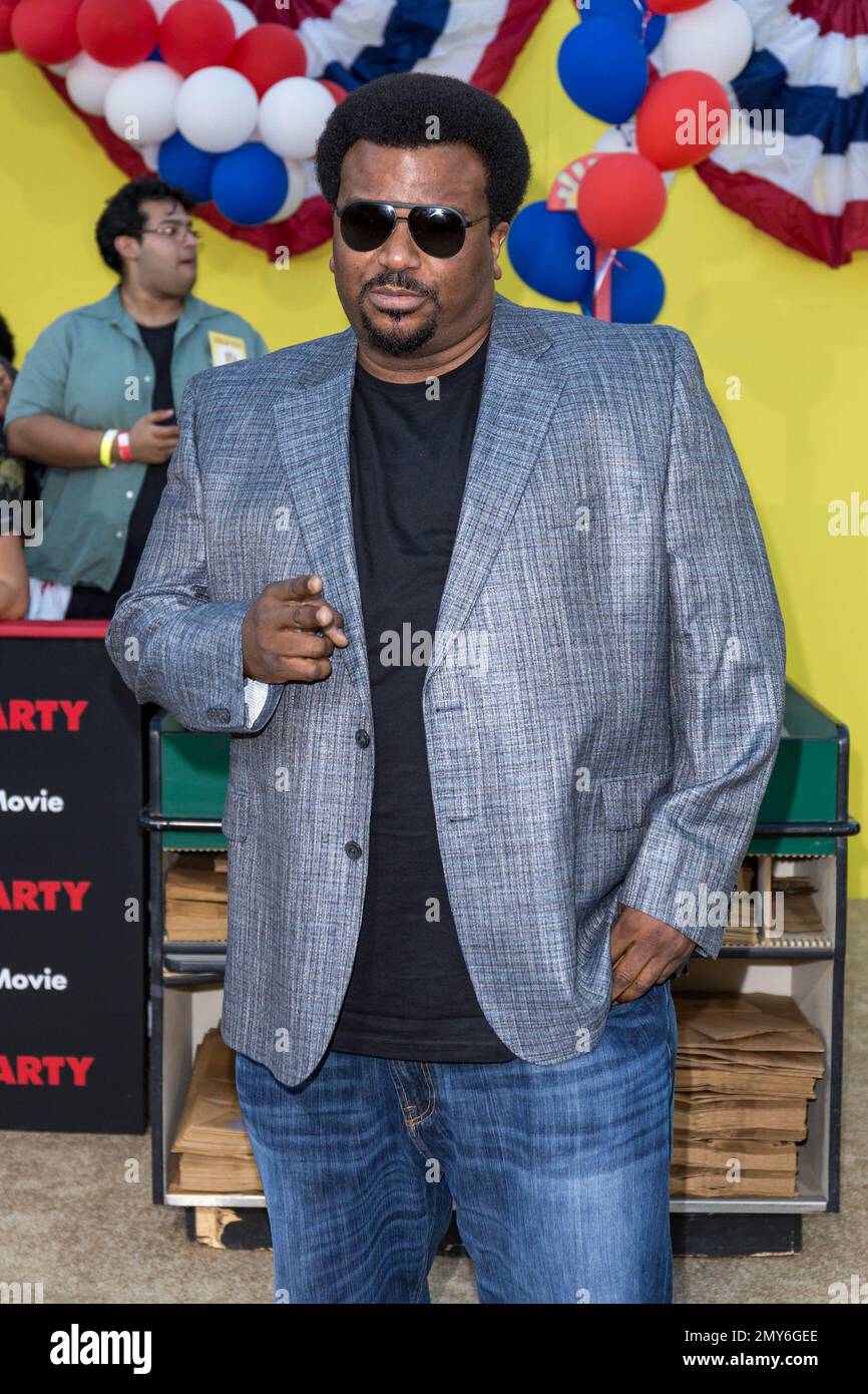 Craig Robinson arrives at the world premiere of "Sausage Party" at the ...