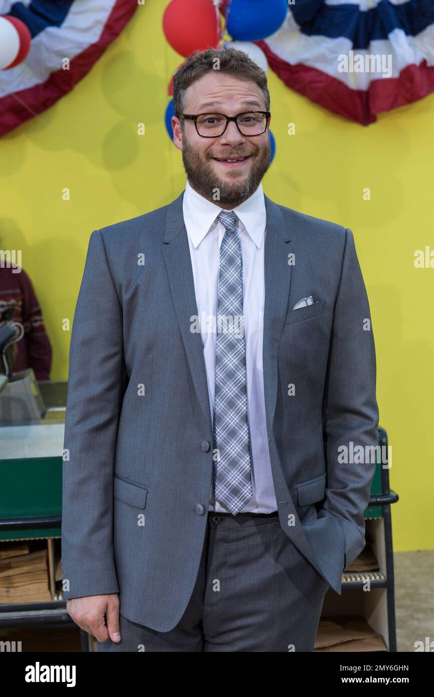 Seth Rogen arrives at the world premiere of "Sausage Party" at the ...