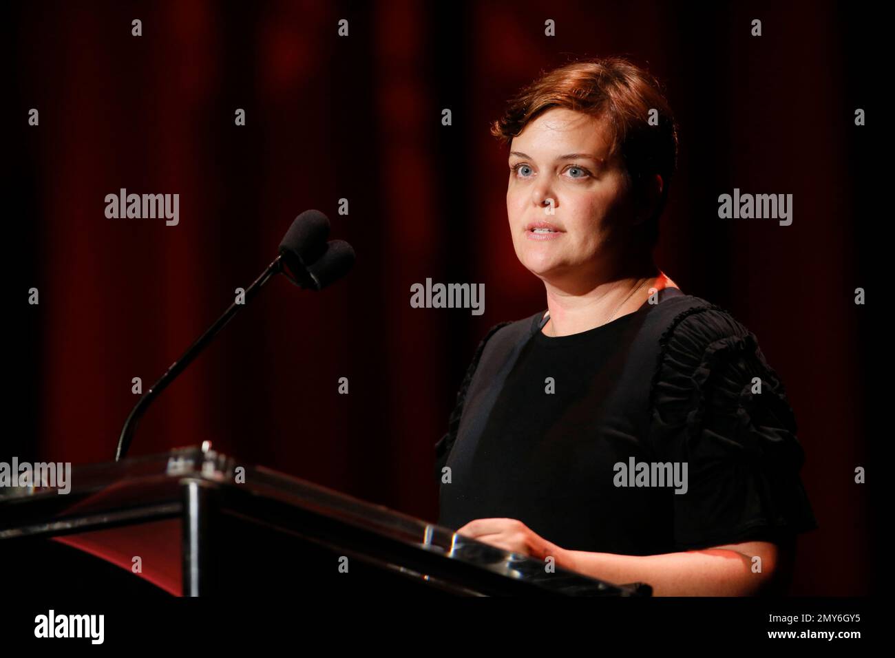 Amy Gravitt, Executive Vice President, HBO Programming, speaks during ...