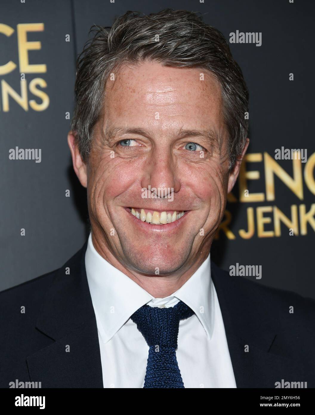 Actor Hugh Grant attends the premiere of "Florence Foster Jenkins" at ...