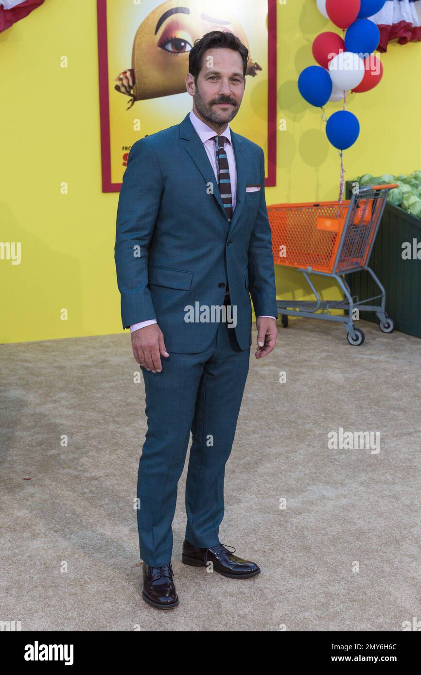 Paul Rudd arrives at the world premiere of "Sausage Party" at the ...