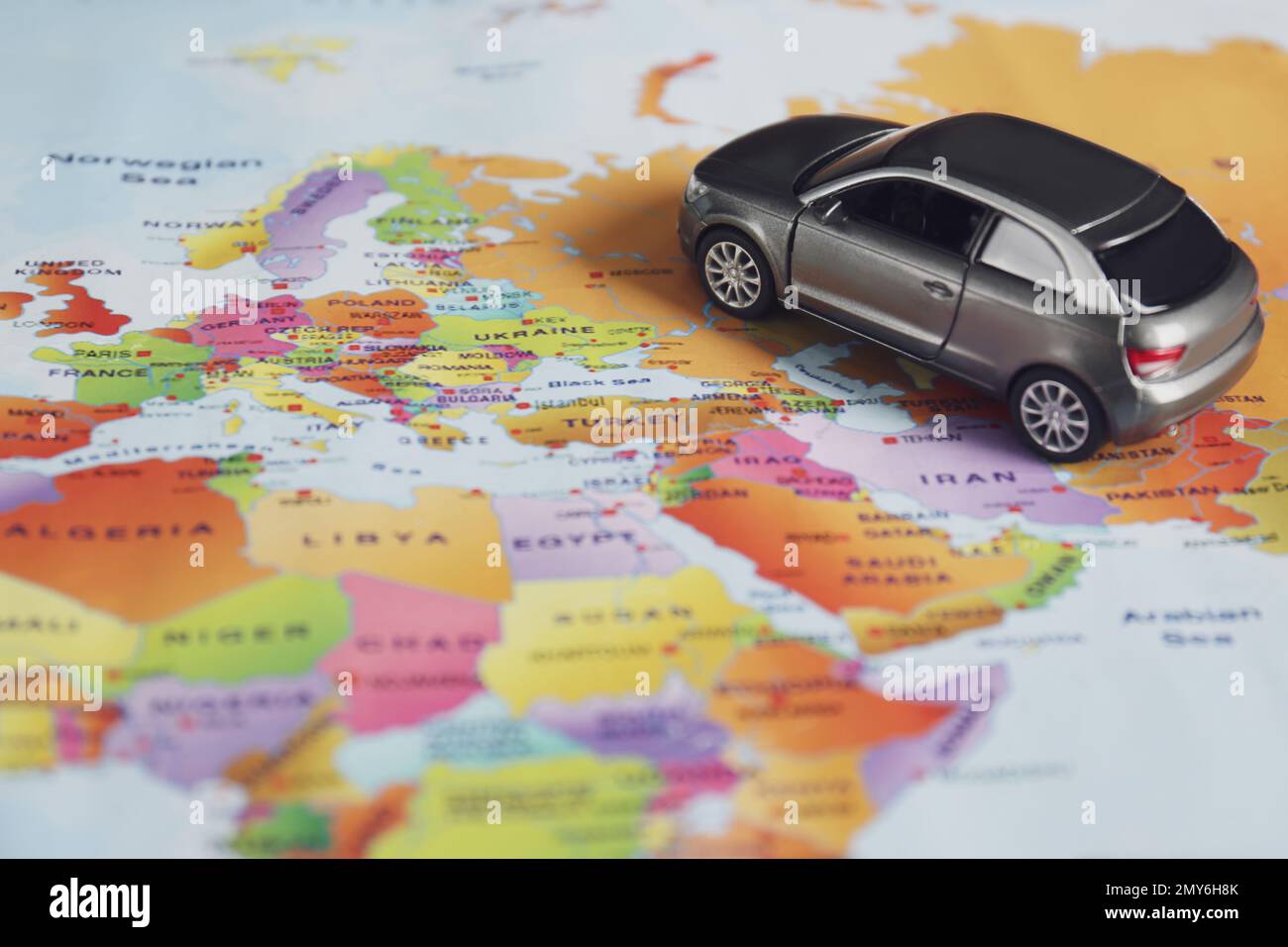 Grey toy car hi-res stock photography and images - Alamy