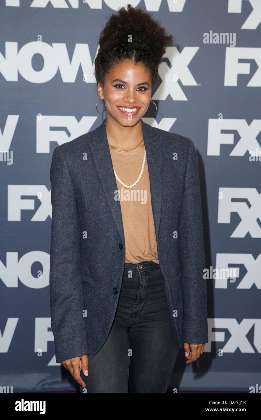 Zazie Beetz, a cast member in the television series "Atlanta," arrives ...
