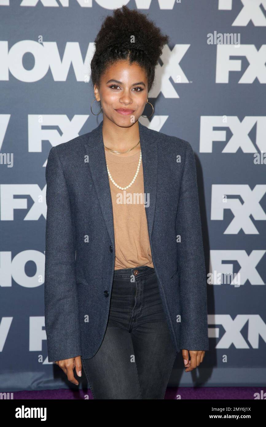 Zazie Beetz, a cast member in the television series "Atlanta," arrives ...