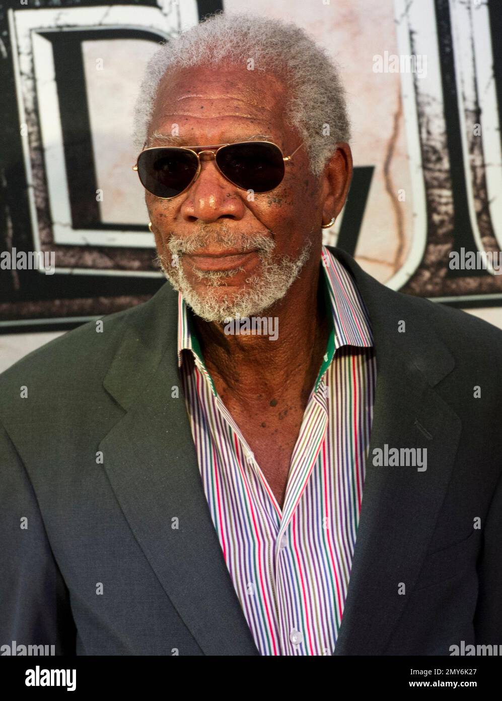 U.S. actor Morgan Freeman arrives at the world premiere of "Ben-Hur" at ...