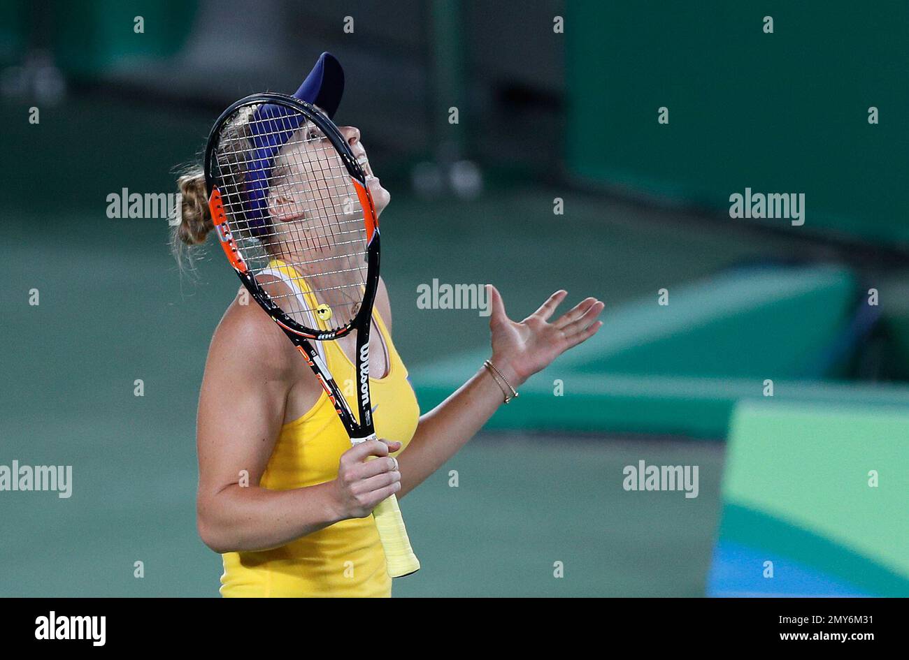 Ukraine's Elina Svitolina celebrates defeating Serena Williams of the ...