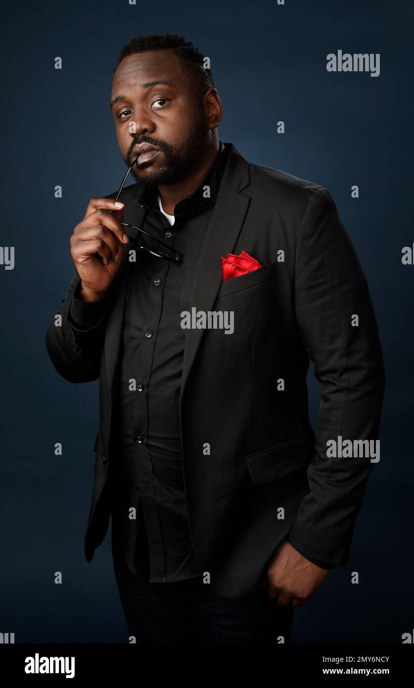 Brian Tyree Henry, a cast member in the F/X series "Atlanta," poses for ...