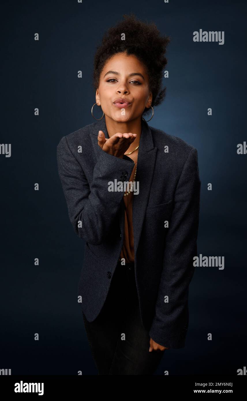 Zazie Beetz, a cast member in the FX series "Atlanta," poses for a ...