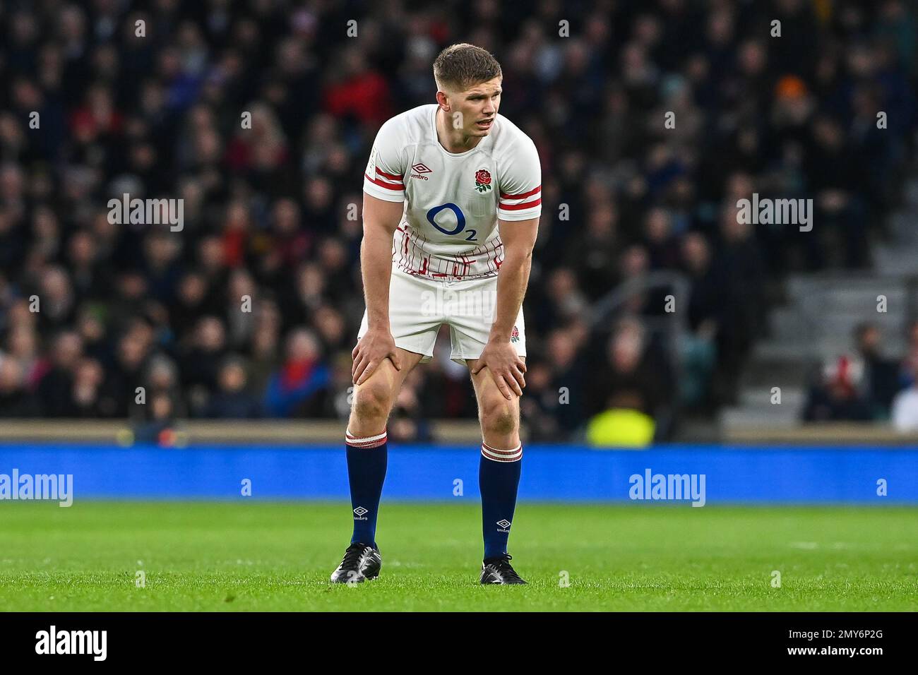 Owen Farrell of England during the 2023 Guinness 6 Nations match ...