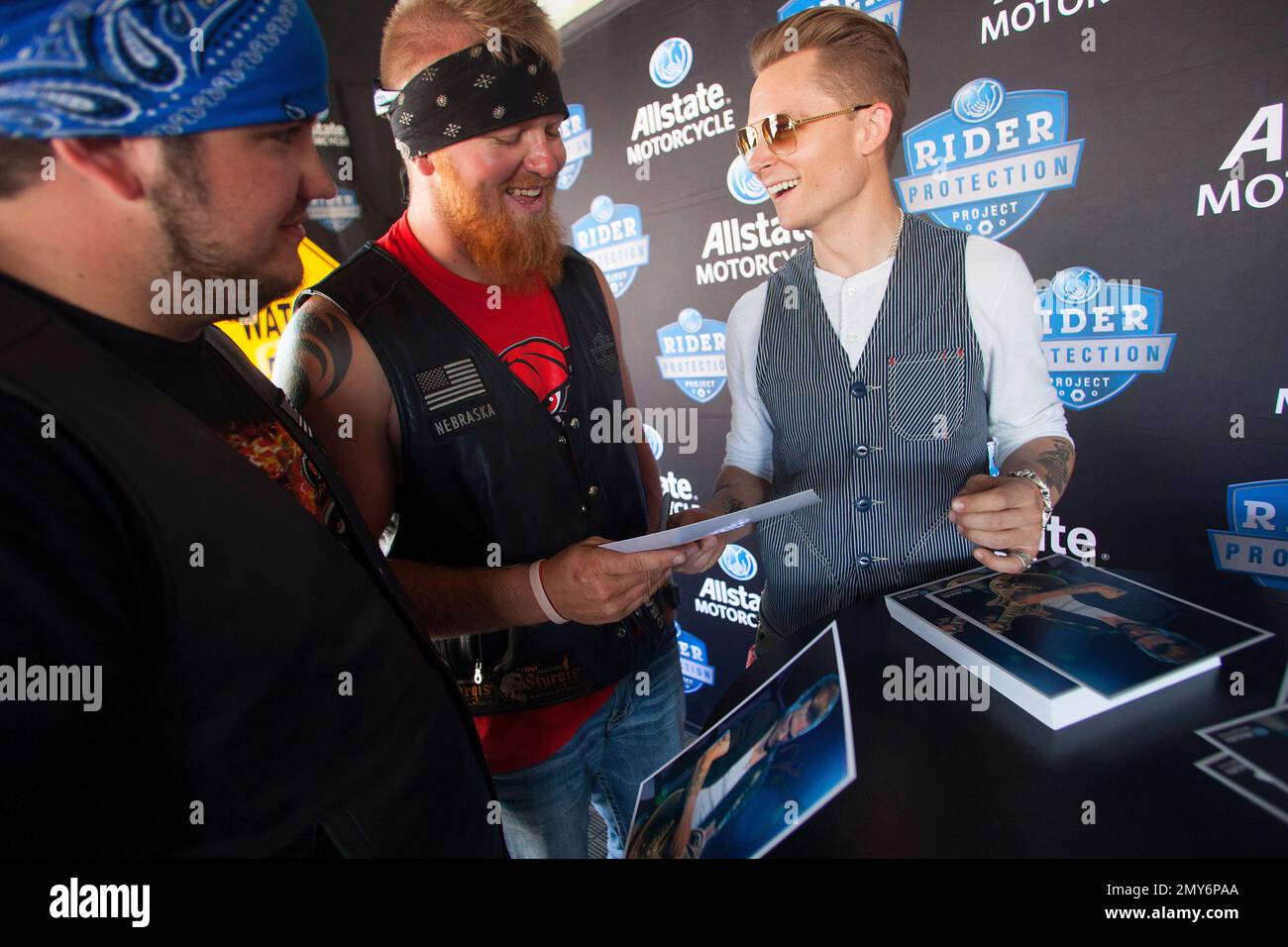 IMAGE DISTRIBUTED FOR ALLSTATE - Sturgis Rally attendee Braedon ...