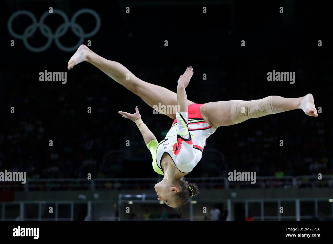 Germany's Tabea Alt performs on the balance beam during the artistic ...