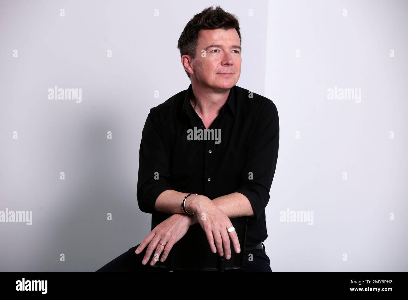 Singer Rick Astley poses for photos, in New York, Tuesday, Aug. 9, 2016 ...