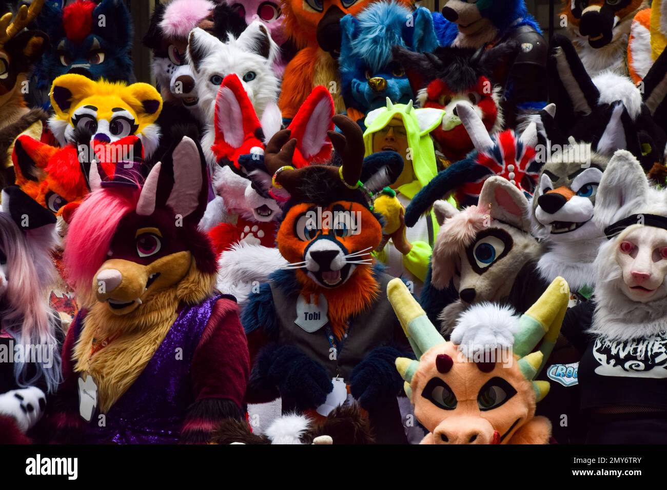 London, UK. 4th February 2023. Furries, people who like to wear ...