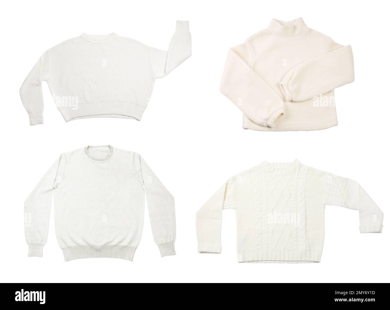 White crochet jumper Cut Out Stock Images & Pictures - Alamy