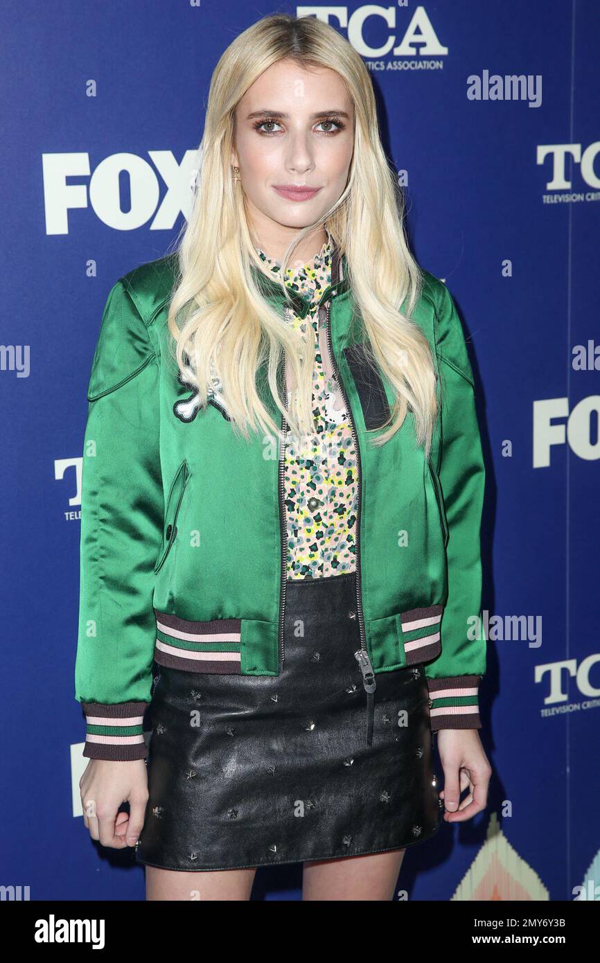 Emma Roberts, a cast member in the television series "Scream Queens ...