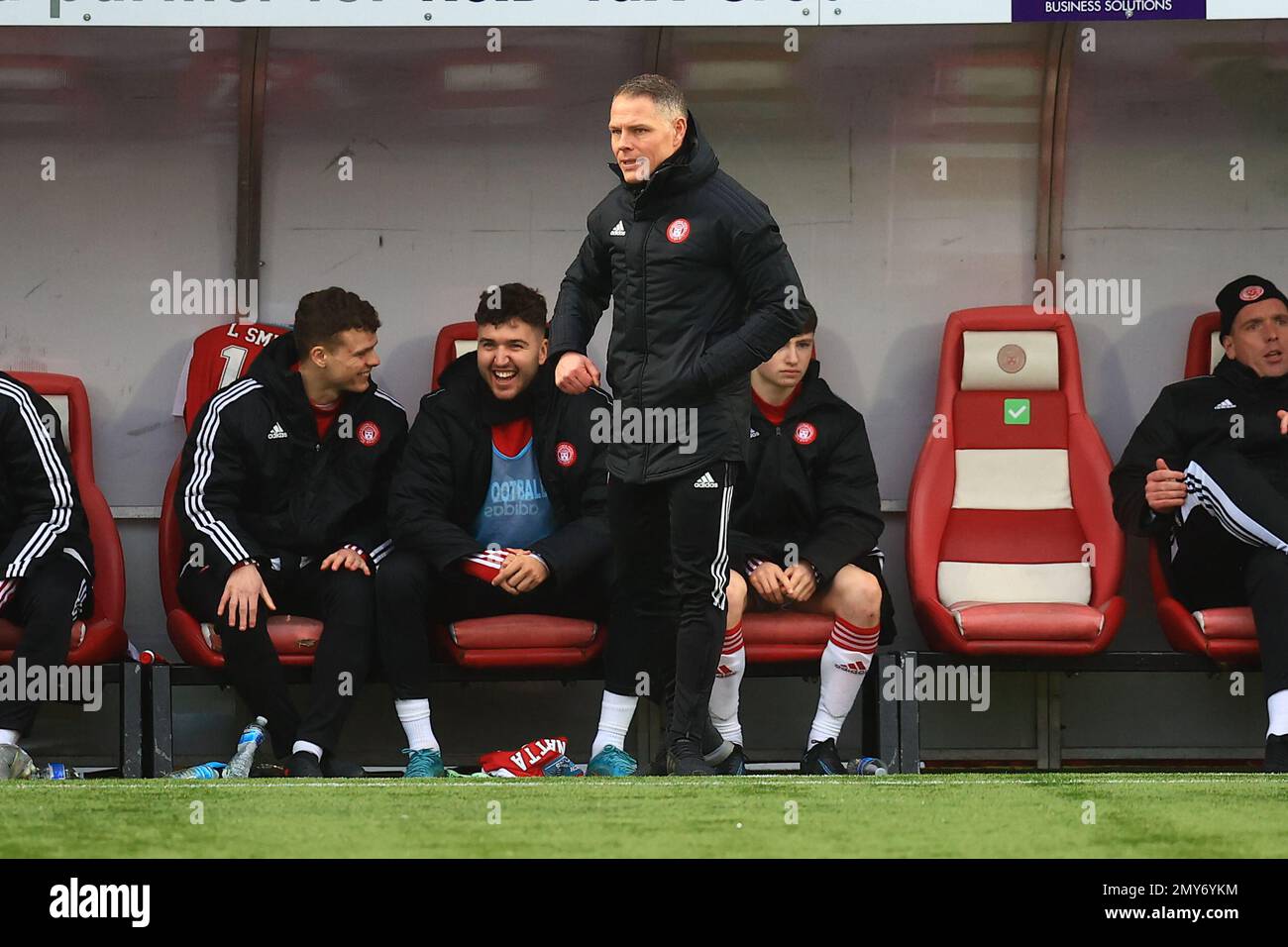 4th February 2023; New Douglas Park, Hamilton, Scotland: Scottish ...