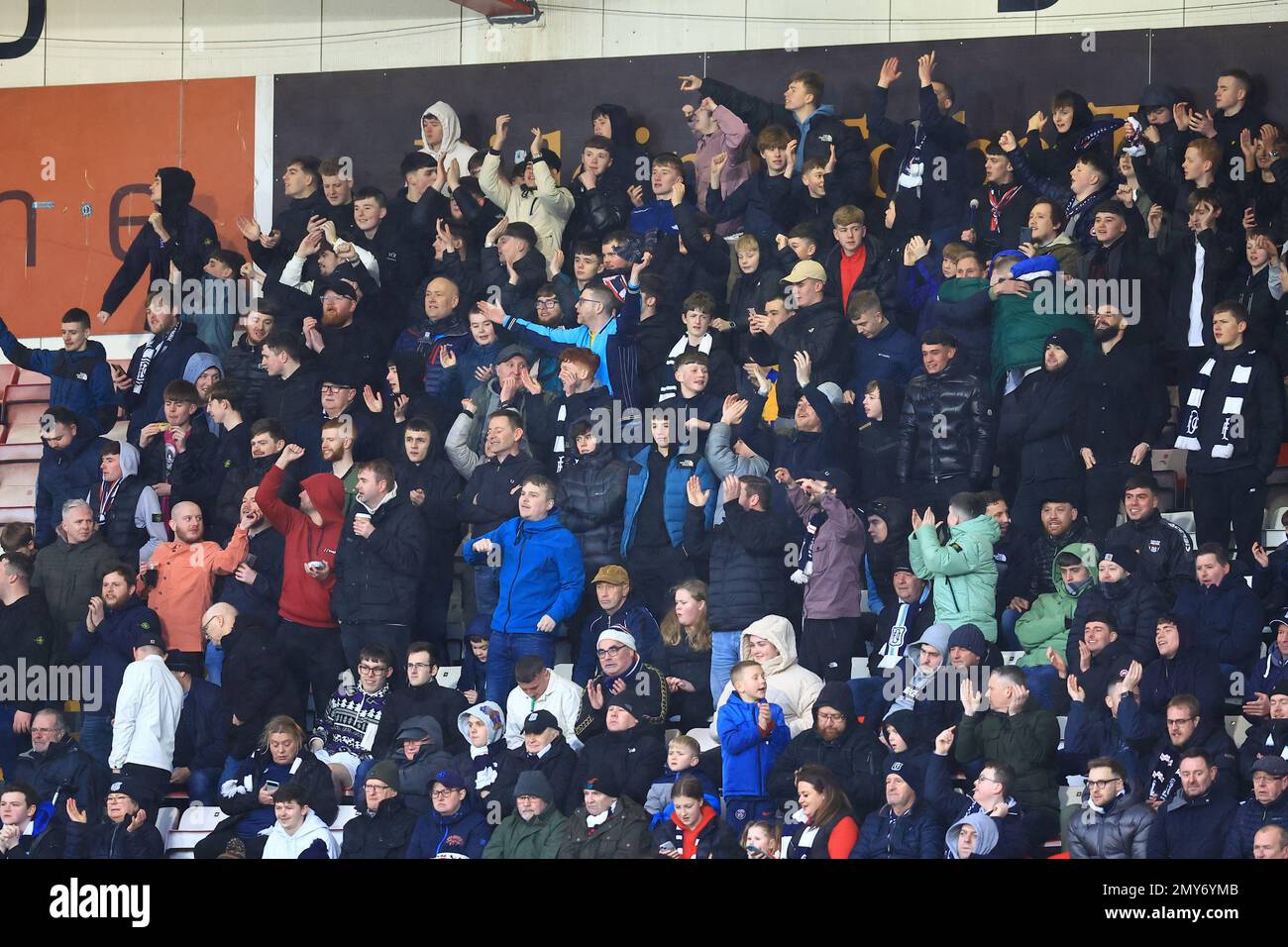 4th February 2023; New Douglas Park, Hamilton, Scotland: Scottish ...