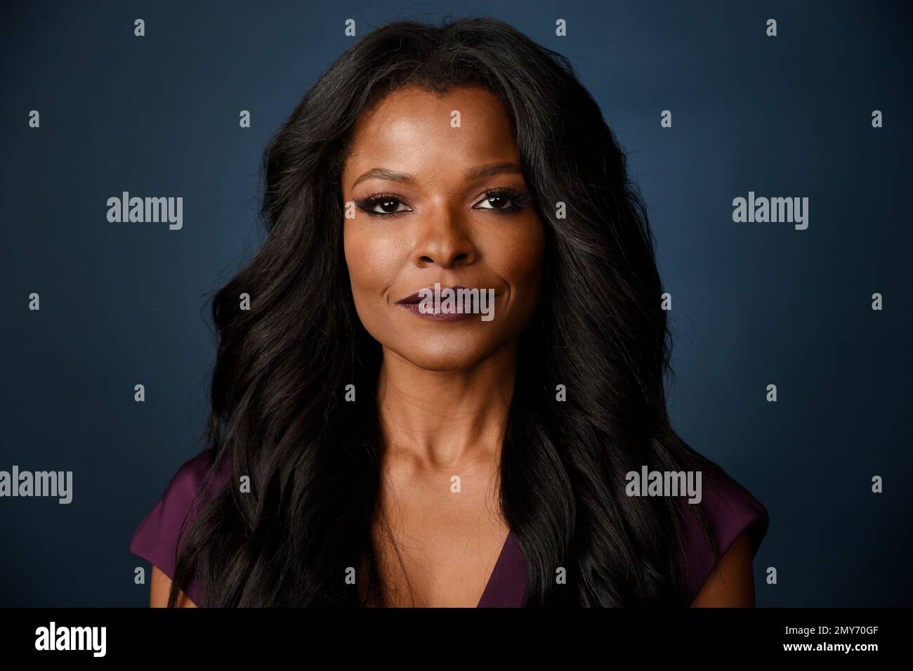Keesha Sharp, a cast member in the FOX series "Lethal Weapon," poses ...