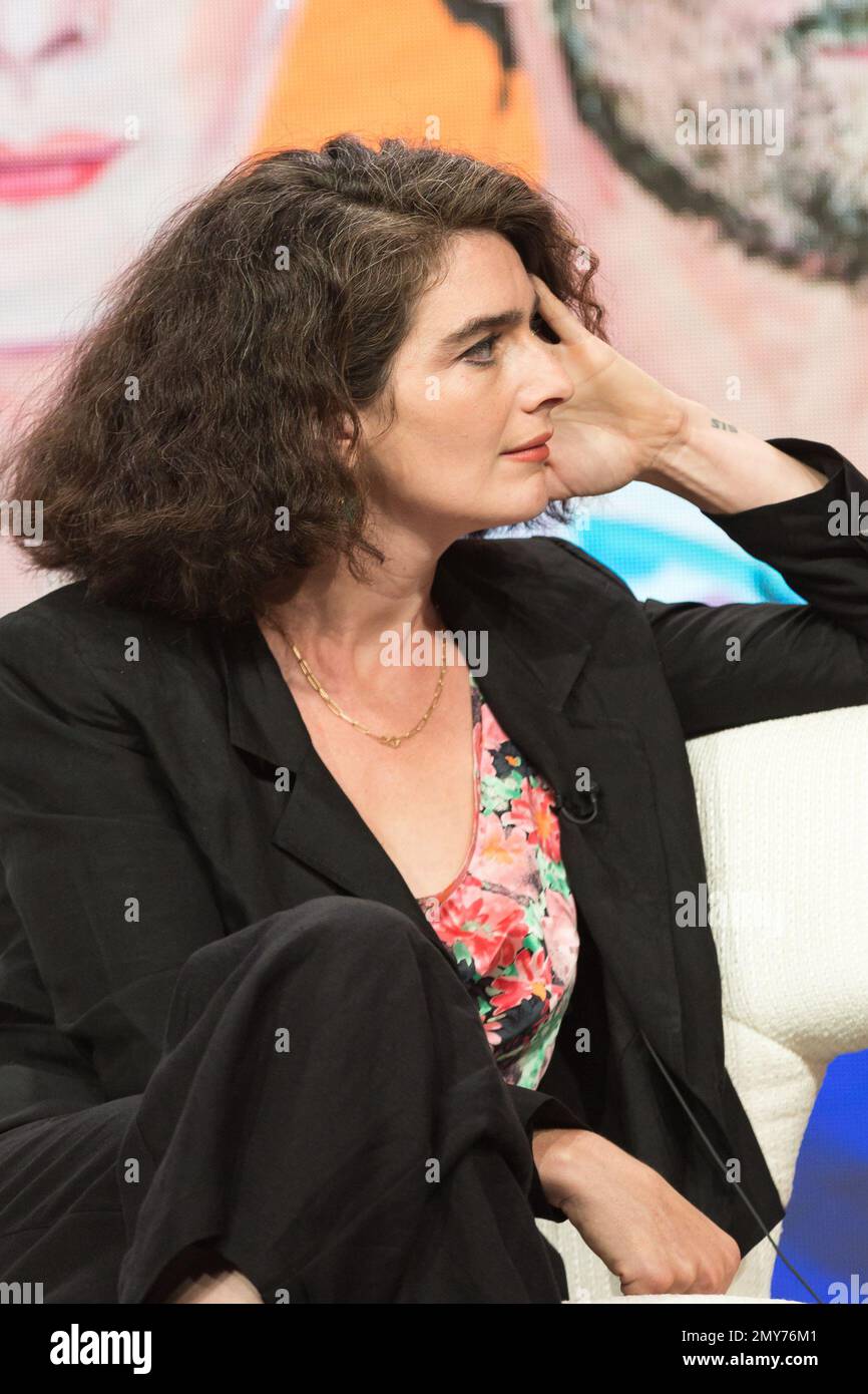 Gaby Hoffmann participates in the "Transparent" panel during the Amazon ...