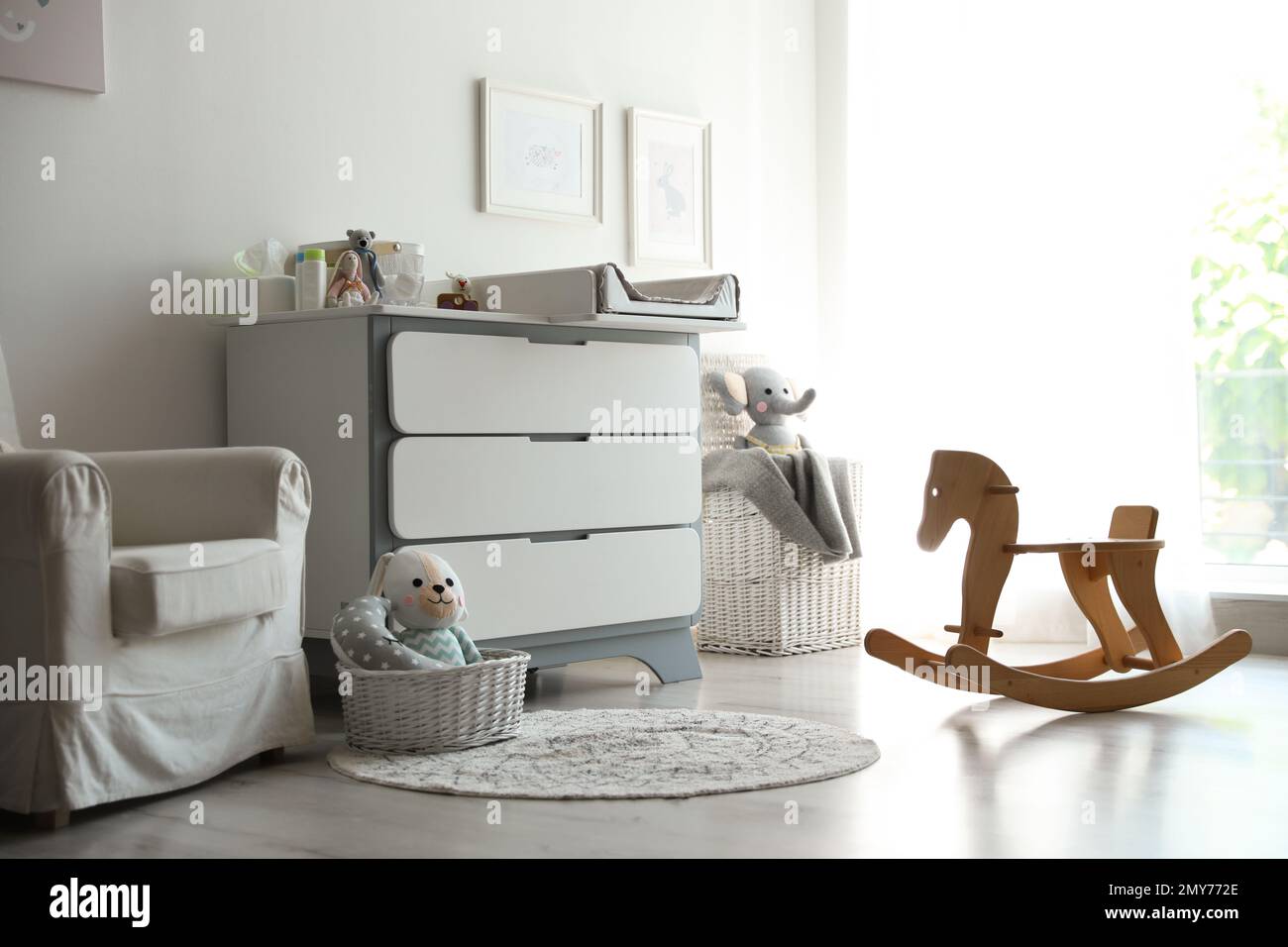 Changing diaper floor hi-res stock photography and images - Alamy