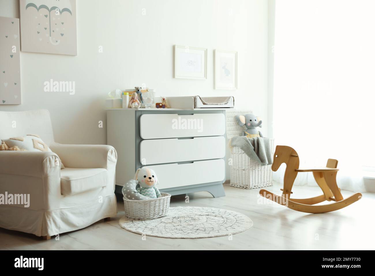 Changing diaper floor hi-res stock photography and images - Alamy