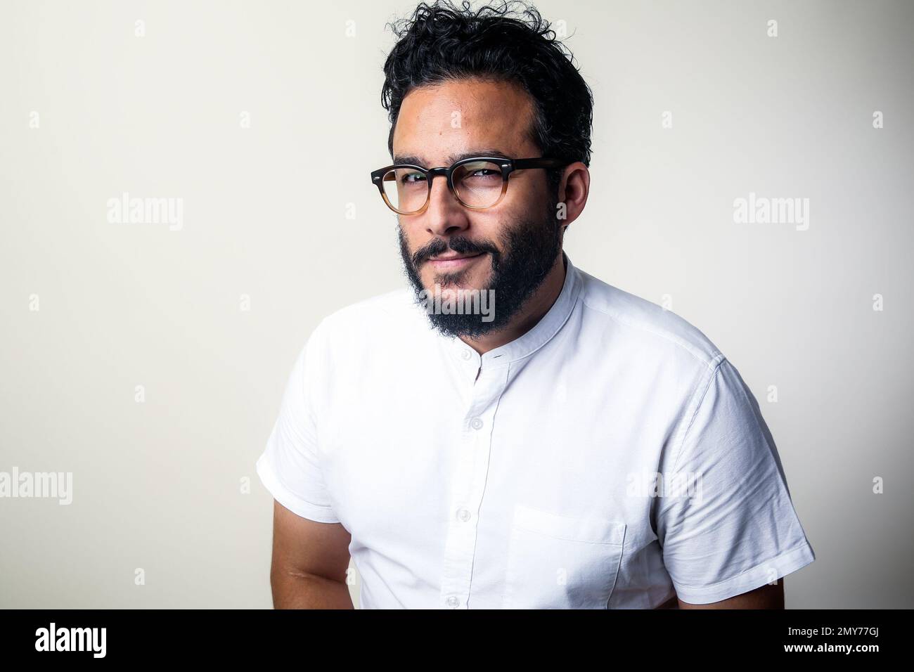 Ennis Esmer, a cast member in the Amazon series "Red Oaks," poses for a ...