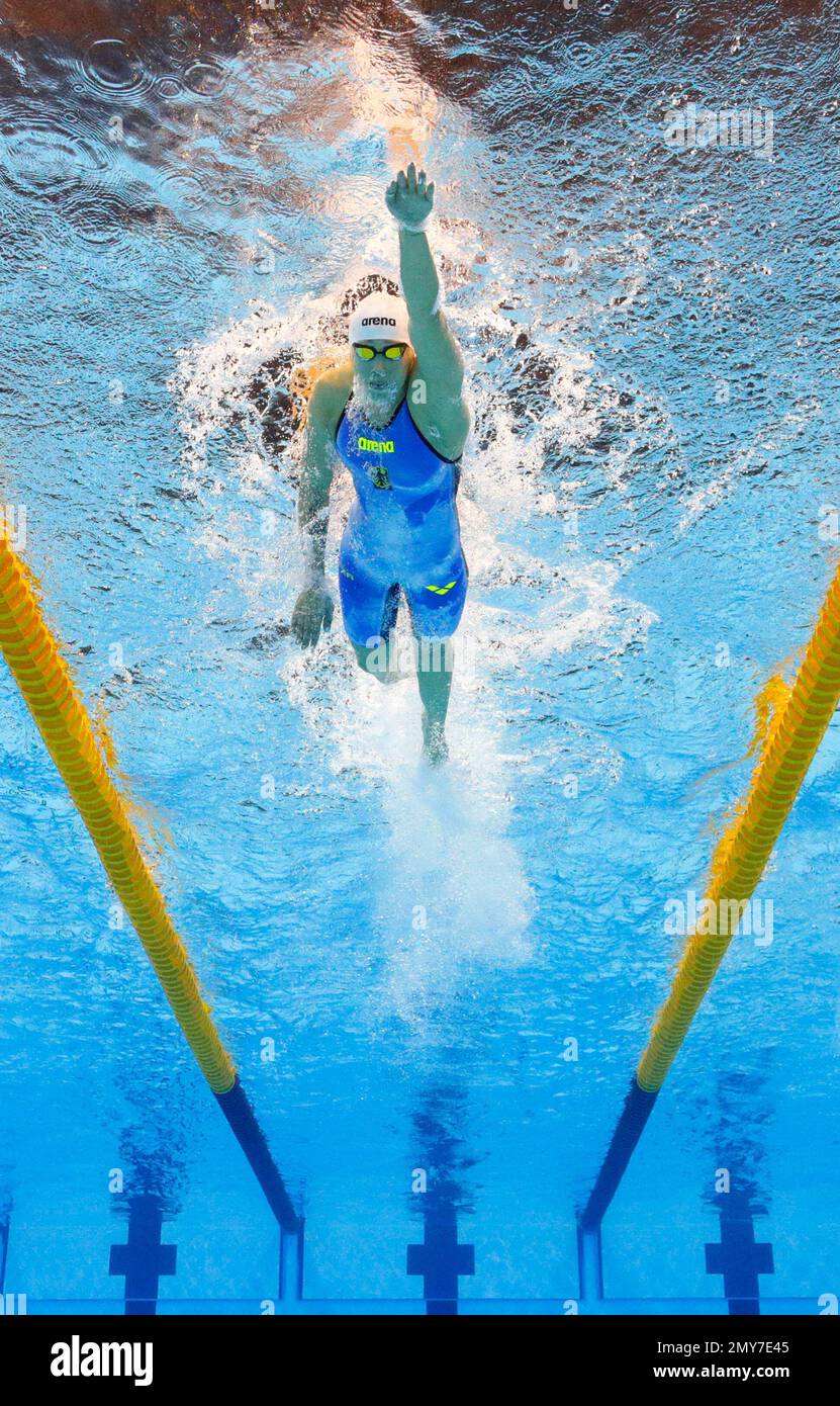 Germany's Sarah Kohler competes in a heat of the women's 400-meter ...
