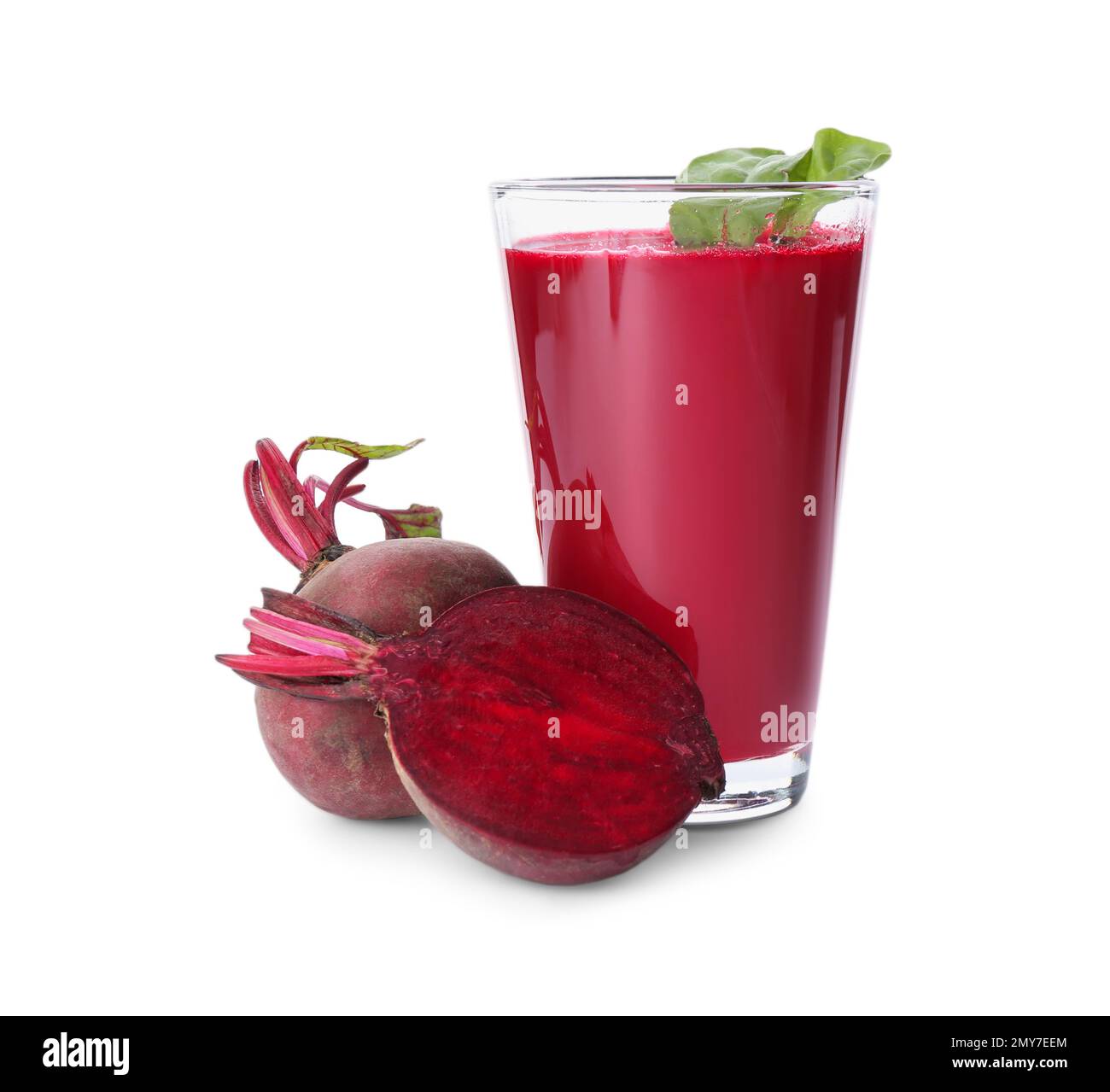 Fresh beets and juice isolated on white Stock Photo - Alamy