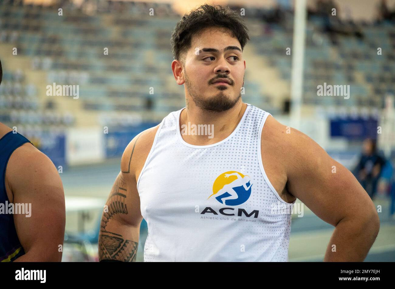 February 3, 2023, Rome, France: Stephen Louis Manuotekena Mailagi during the Meeting Miramas ...