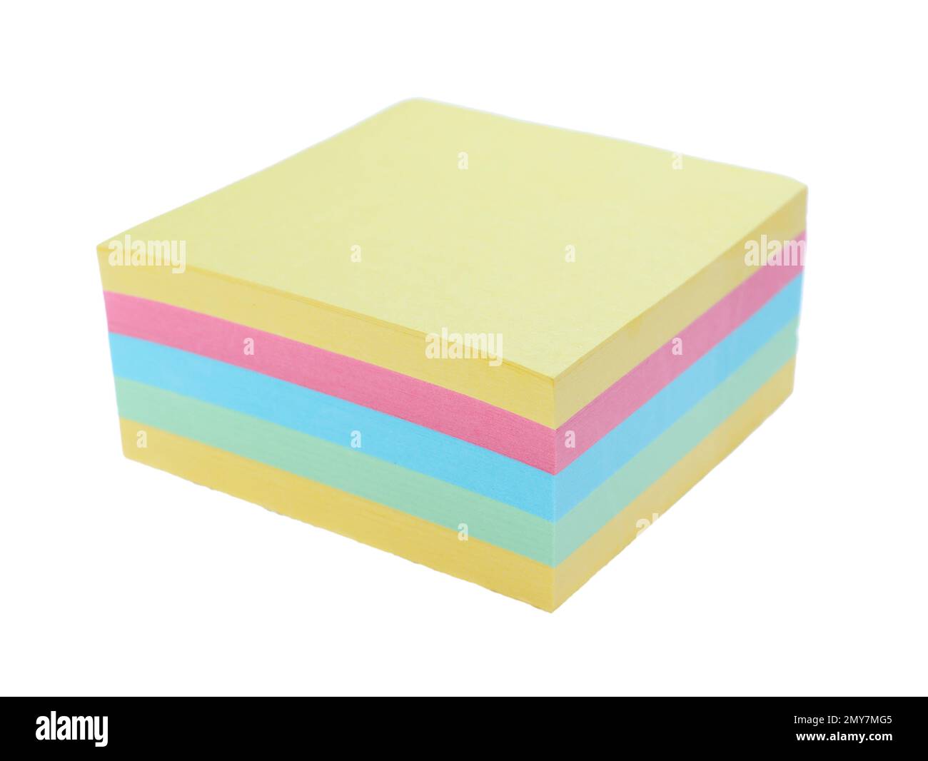 Colorful sticky notes isolated on white. School stationery Stock Photo ...