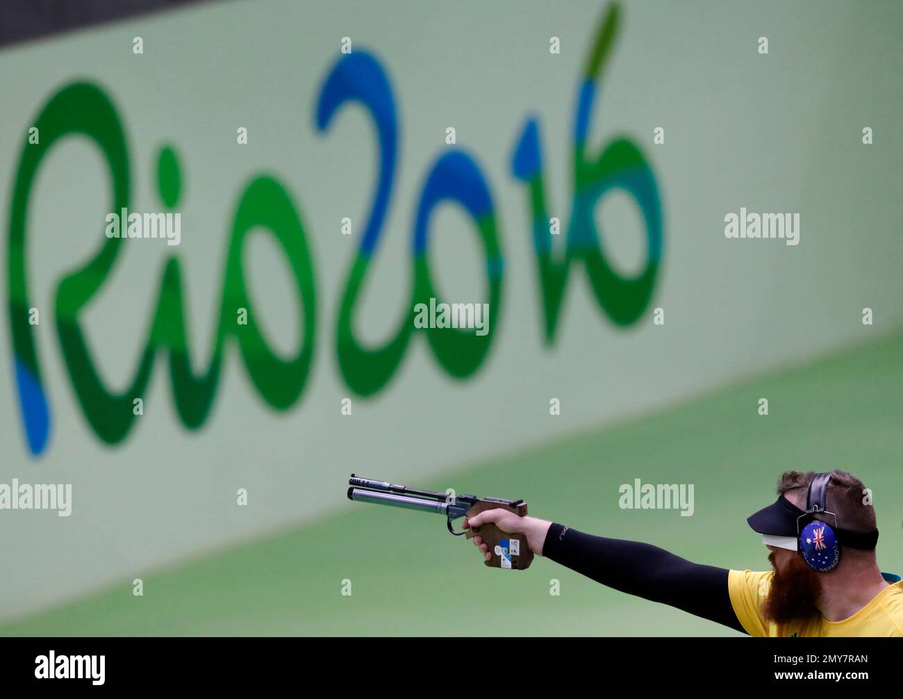 Daniel Repacholi of Australia competes during the men's 10-meter air ...