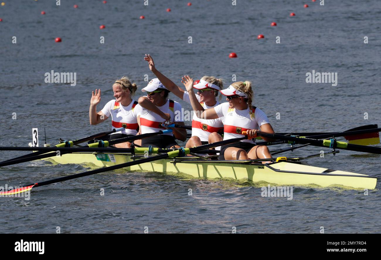 Annekatrin Thiele, Carina Baer, Julia Lier and Lisa Schmidla, of ...