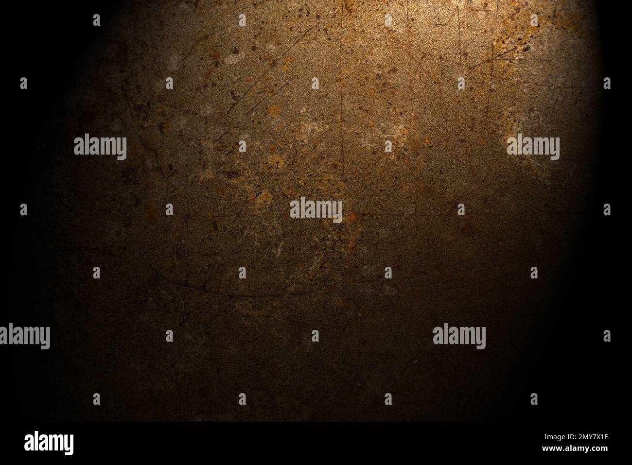 Dark abstract background with scuffs and scratches. Metal texture with ...