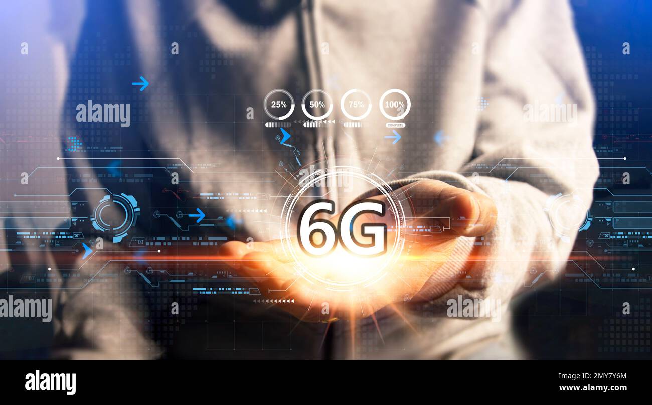 The Concept Of 6g Network High Speed Mobile Internet New Generation