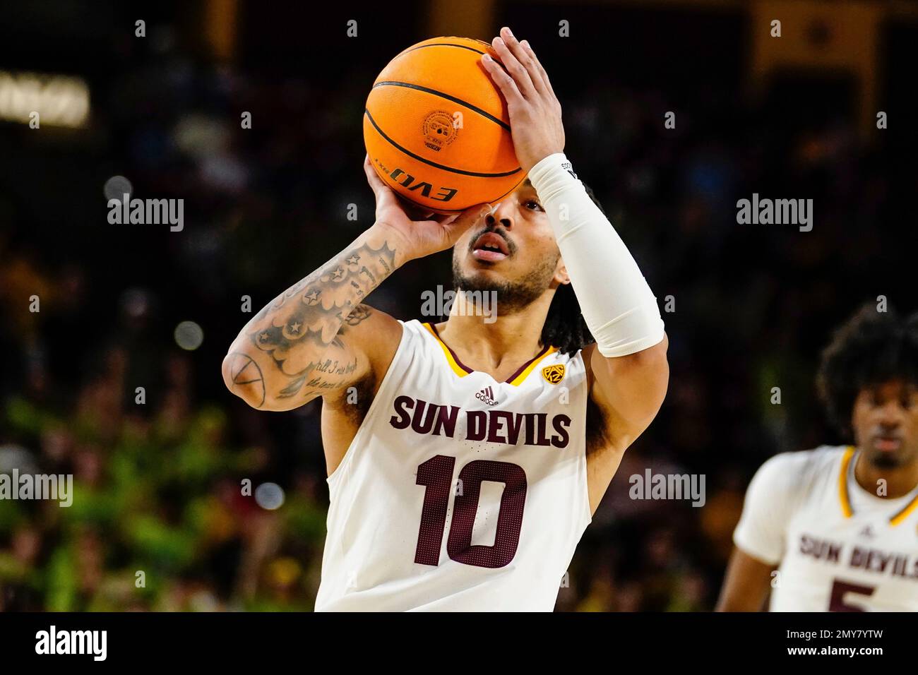 Arizona State's Frankie Collins (10) during an NCAA college basketball ...