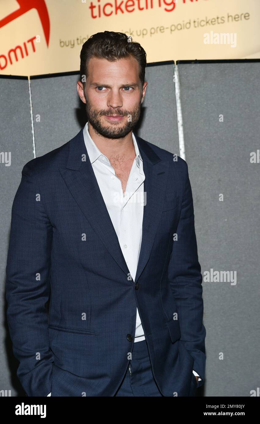 Actor Jamie Dornan attends the premiere of "Anthropoid" at AMC Loews ...