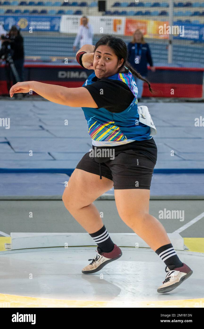 Lesly-Telesia Filituulaga during the Meeting Miramas Metropole 2023 ...
