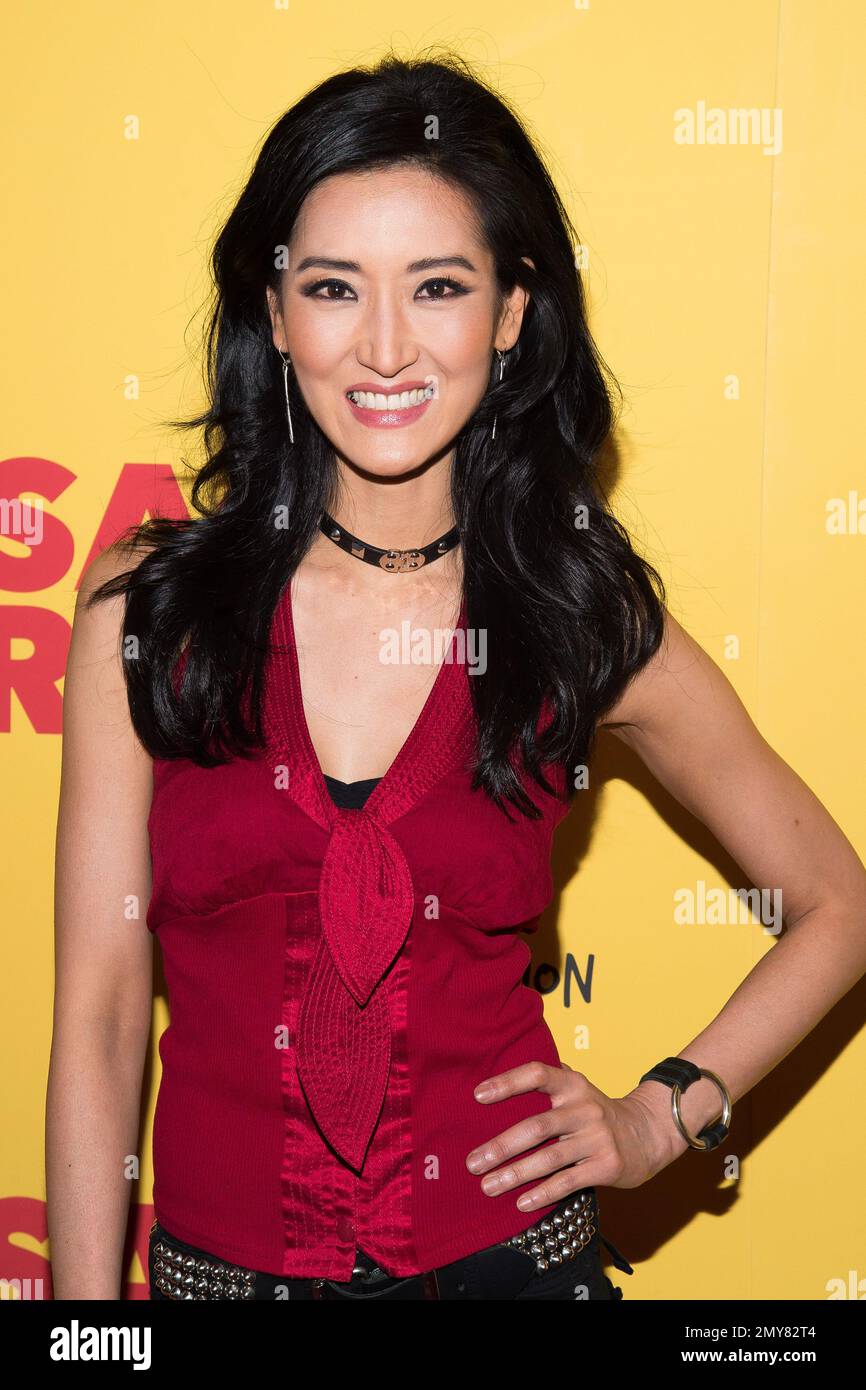 Kelly Choi attends a screening of the animated film "Sausage Party" at ...