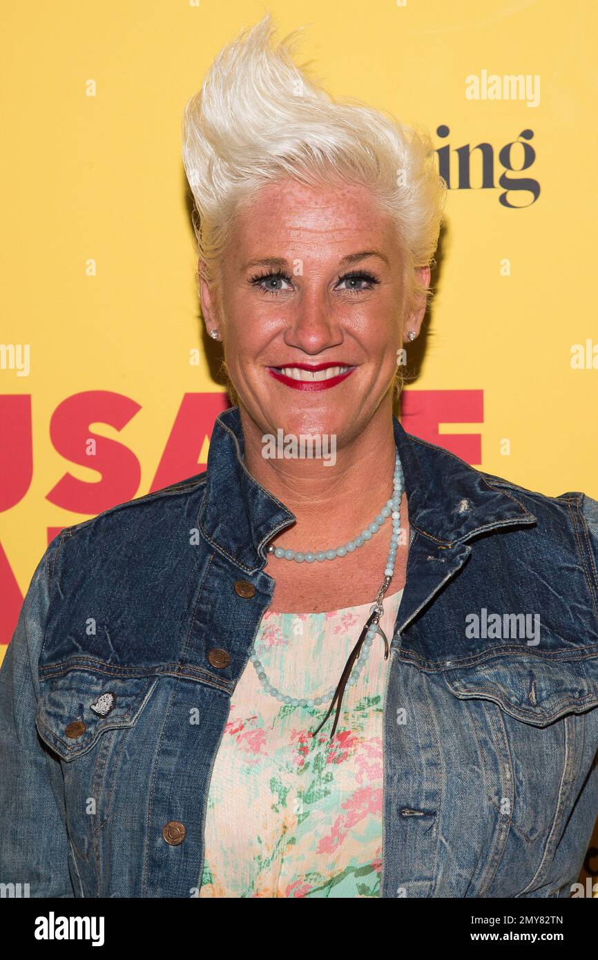 Anne Burrell attends a screening of the animated film "Sausage Party ...