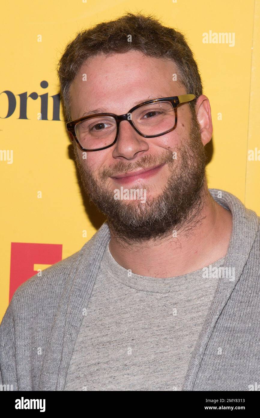 Seth Rogen attends a screening of the animated film "Sausage Party" at ...