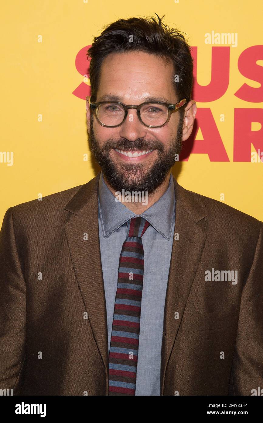 Paul Rudd attends a screening of the animated film "Sausage Party" at ...