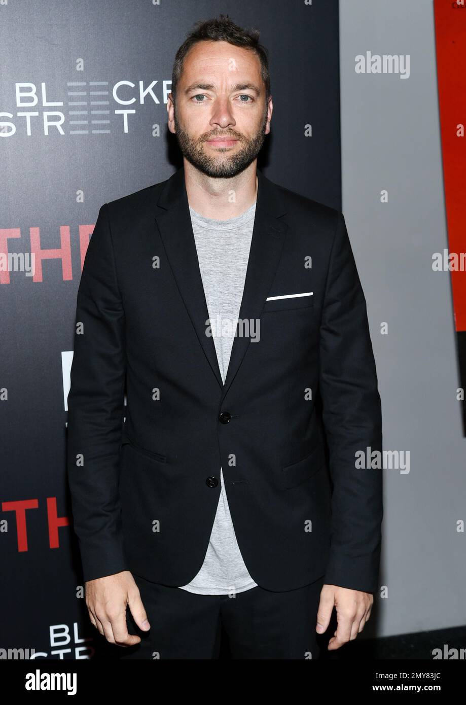 Director Sean Ellis attends the premiere of "Anthropoid" at AMC Loews ...
